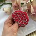 Anatomical Beaded Embroidered Brain Brooch Pin, Psychology, Couch ...