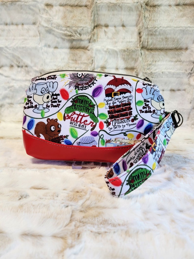 Handmade Wristlet Clutch With Removal Strap, National Lampoon Christmas ...