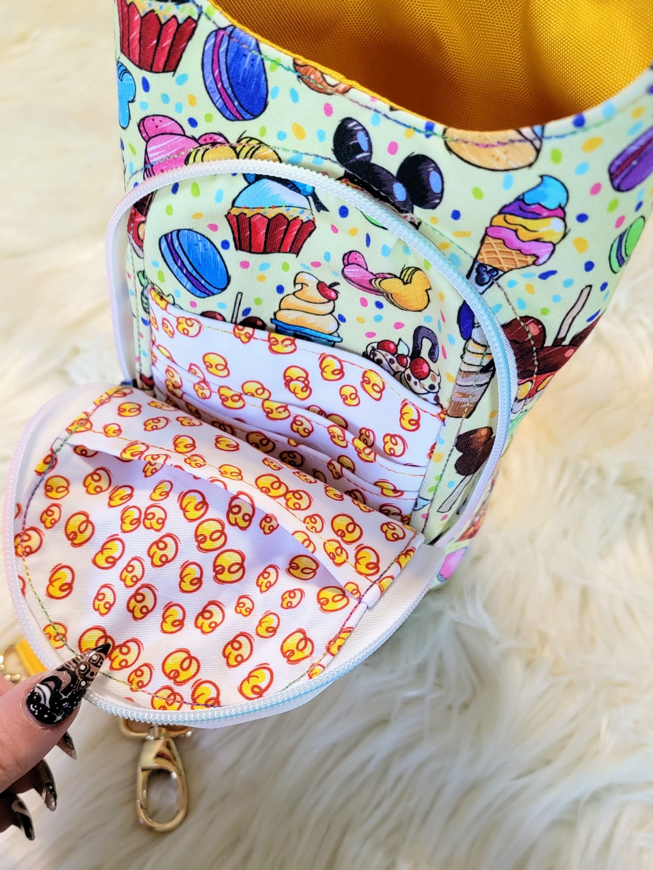 H2GO Sling Bag Butter Snacks Themed Fabric H2O2GO Water - Etsy