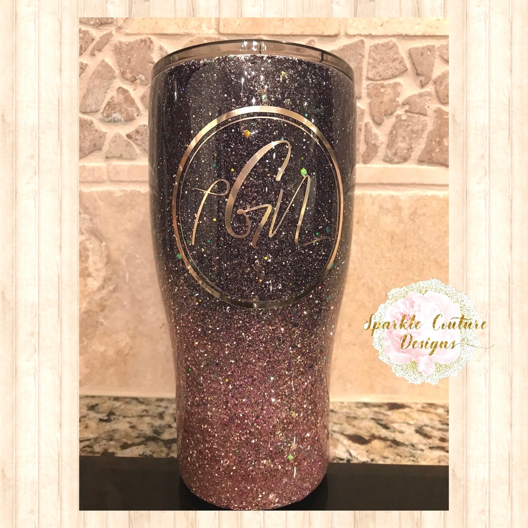 Custom Glitter Tumblers by Sparkle Couture Designs - Etsy