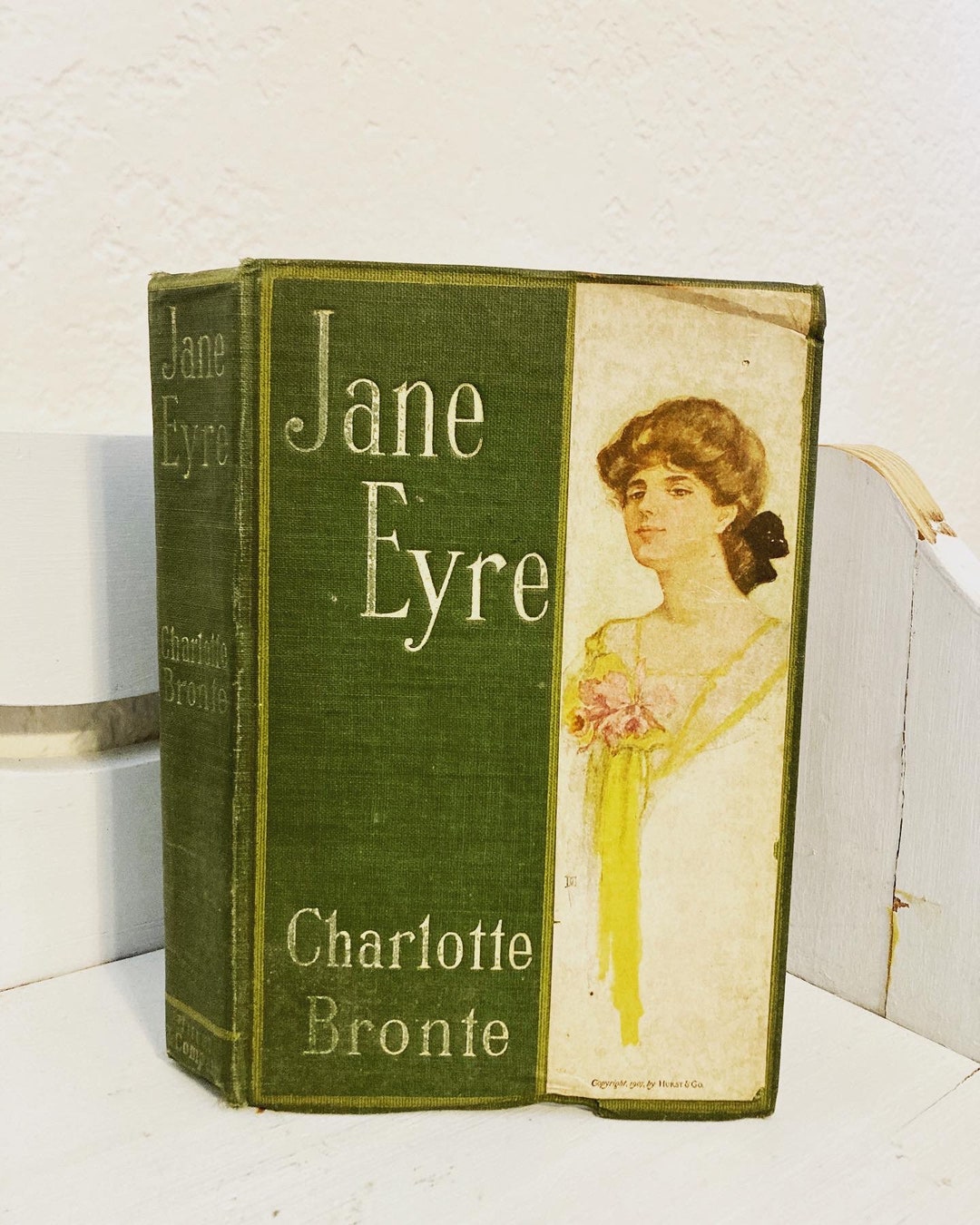 Jane Eyre by Charlotte Bronte currer Bell Antique Edition Published by ...