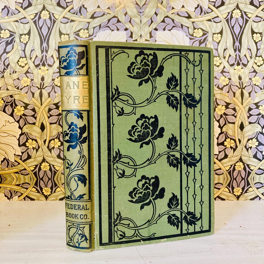 1890 Jane Eyre by Charlotte Bronte [currer Bell] - Antique Victorian ...