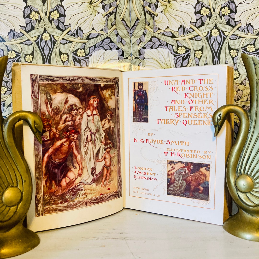 1934 Una and the Red Cross Knight the Faerie Queen Retold by NG Royde ...