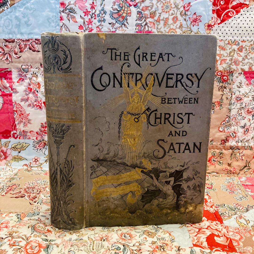 1888 the Great Controversy Between Christ and Satan ILLUSTRATED Antique ...