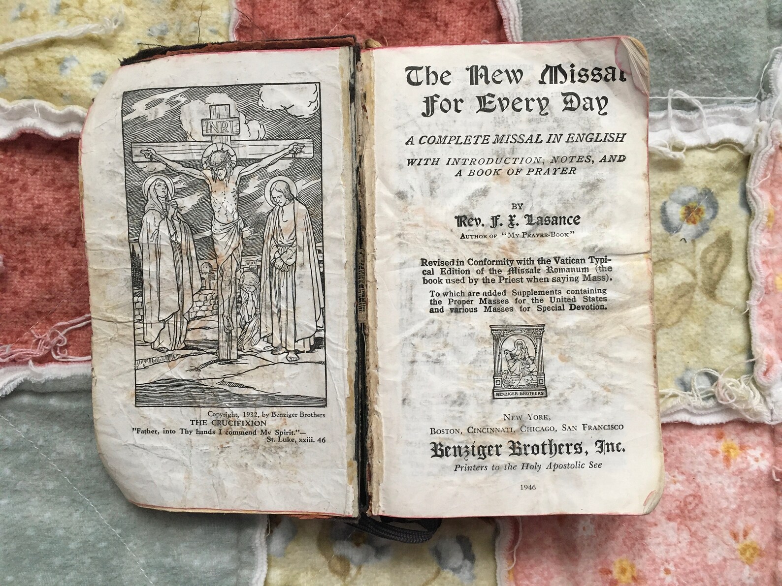 Father Lasance The New Missal for Every Day 1945 Roman | Etsy