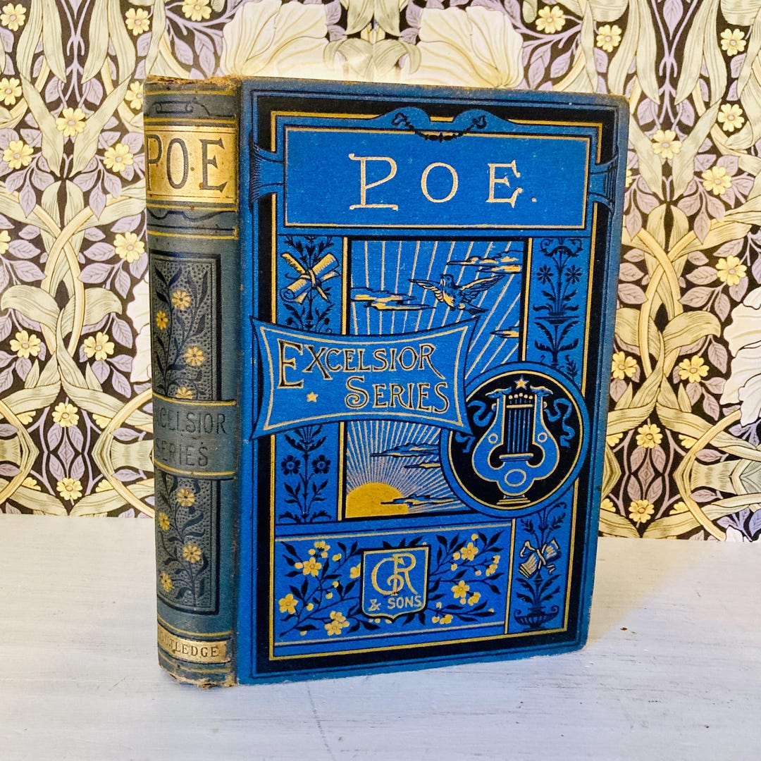 1890 Complete Poems of Edgar Allan Poe the Raven the Bells Antique ...