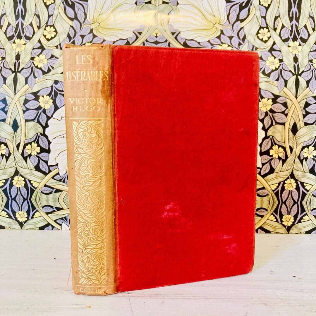 1912 Les Miserables by Victor Hugo Complete in One Volume Antique ...