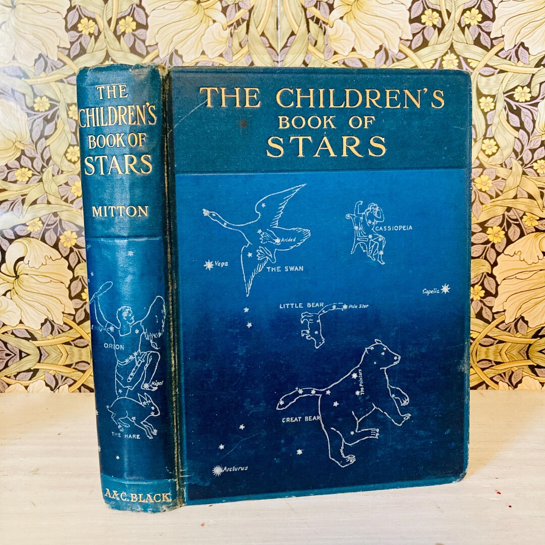 1908 Children's Book of Stars ILLUSTRATED Vintage Edition Astronomy ...