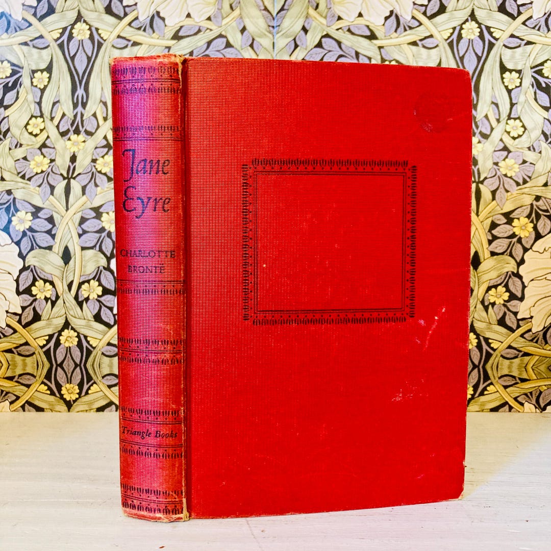 1943 Jane Eyre by Charlotte Bronte currer Bell Antique Vintage ...