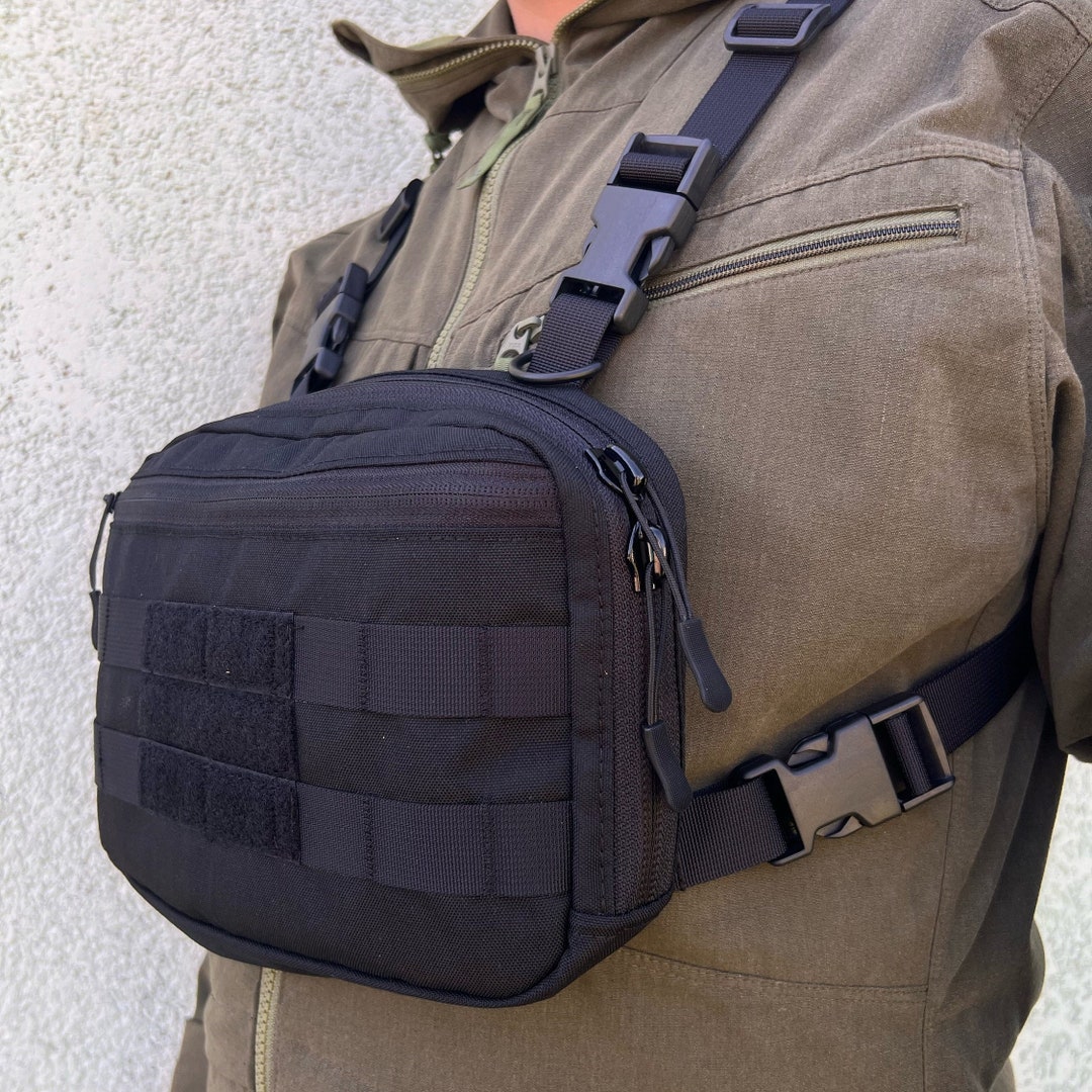 Chest Pack "delta" Chest Rig Chest Bag Molle Military Hiking Vest ...