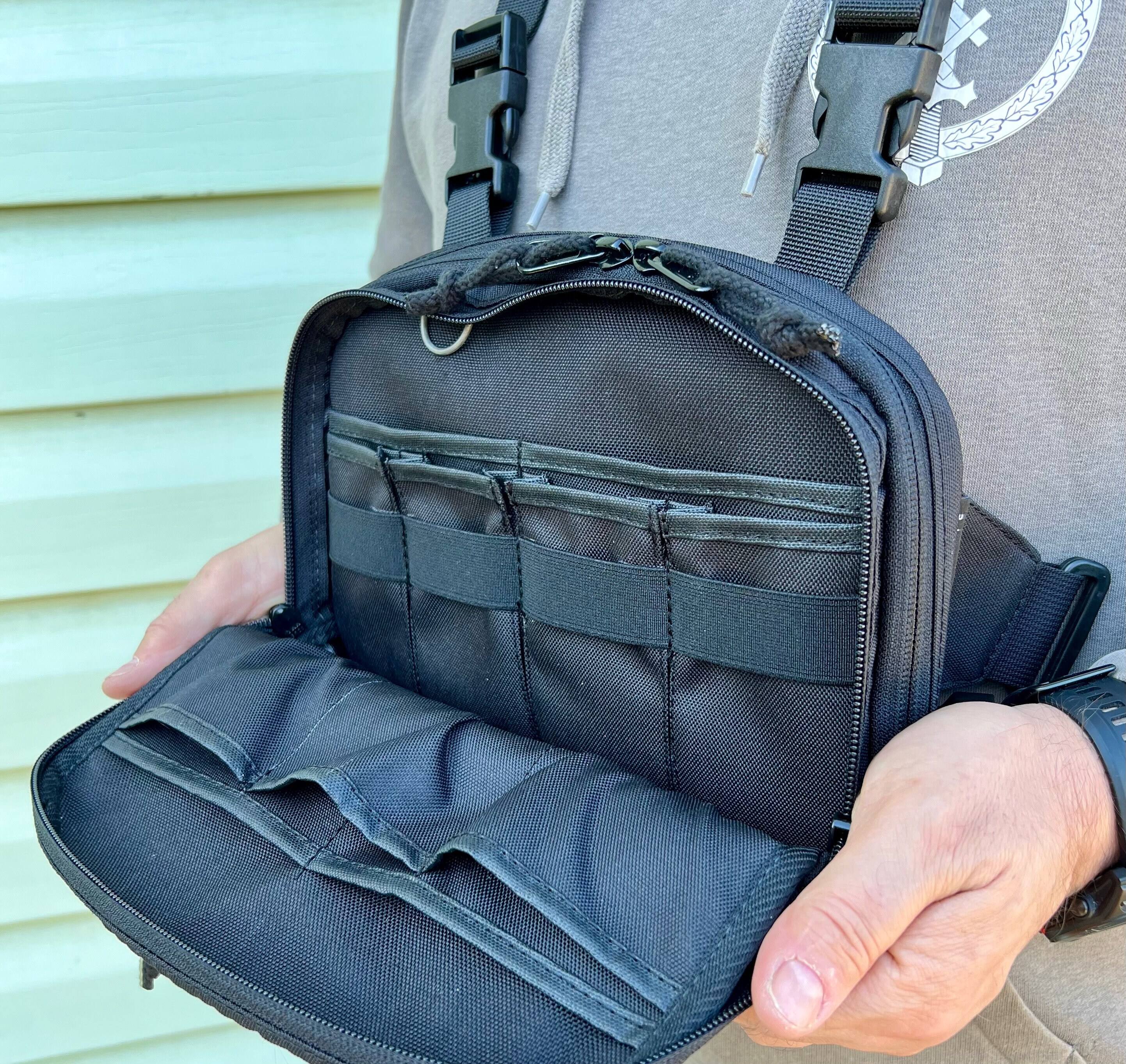 Chest Rig & Waist Pack Chest Pack Chest Bag Molle Kit Bag Cordura ...