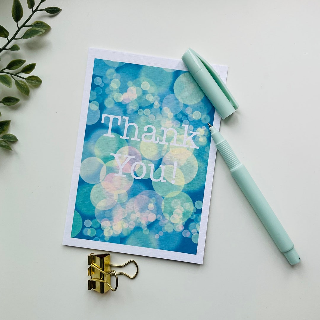 Thankyou Card, Non Gendered Card, Thankyou Friend, Thankyou Teacher ...
