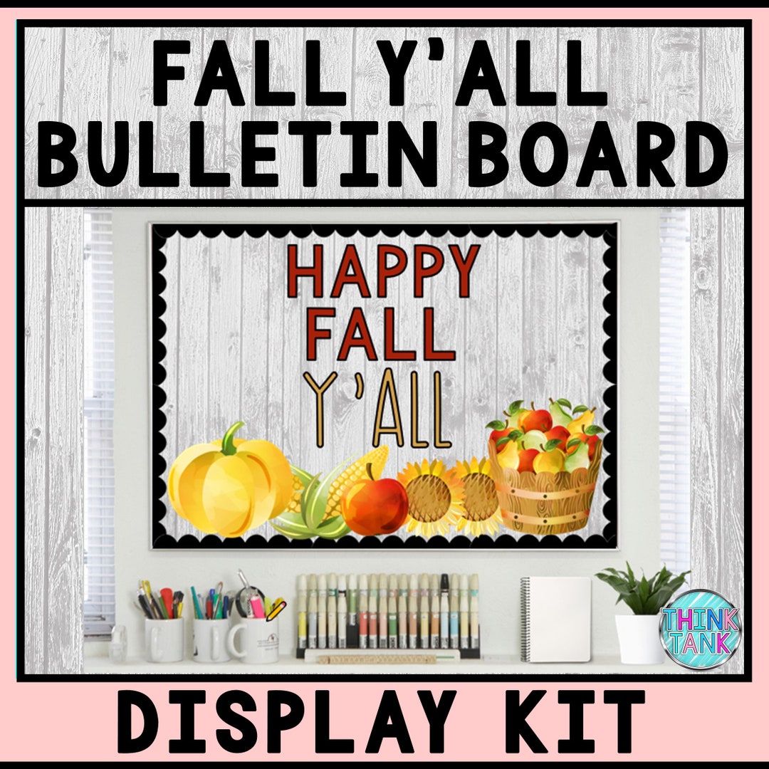 Bulletin Board Display Kit - Printable Teacher Bulletin Board – Happy ...