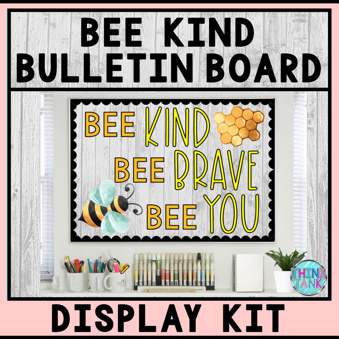 Printable Bulletin Board Display Kit - Teacher Bulletin Board – Bee ...
