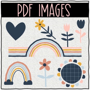 Printable Bulletin Board Display Kit - Teacher Bulletin Board – Boho ...