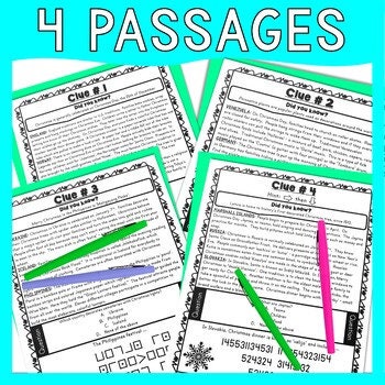 Christmas Around the World ESCAPE ROOM - Reading Comprehension - No ...