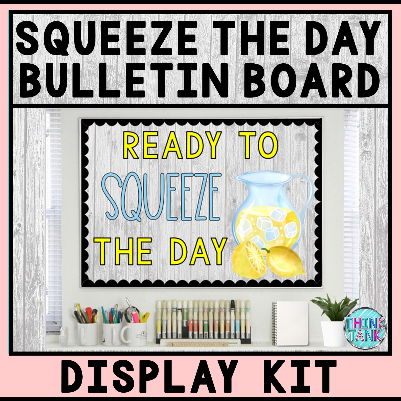 Printable Bulletin Board Display Kit - Teacher Bulletin Board – Squeeze ...