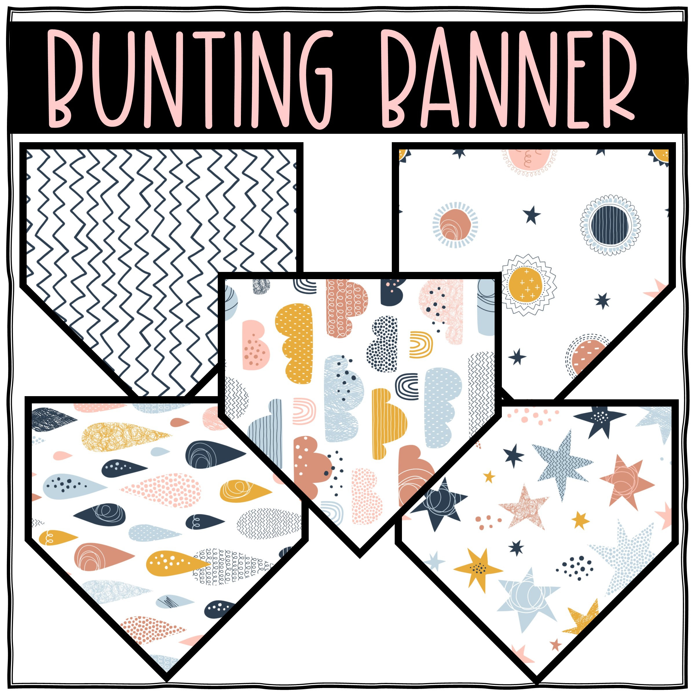 Printable Bulletin Board Display Kit - Teacher Bulletin Board – Boho ...