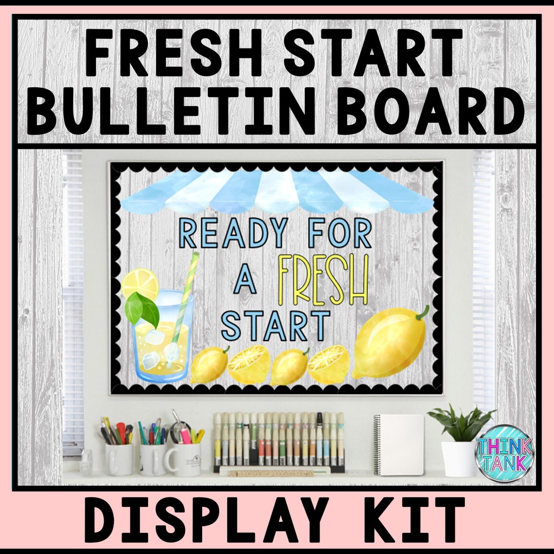 Printable Bulletin Board Display Kit - Teacher Bulletin Board – Fresh ...