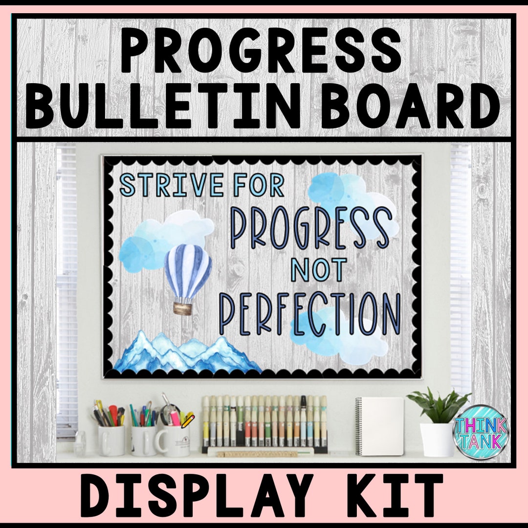 Printable Bulletin Board Display Kit - Teacher Bulletin Board – Strive ...