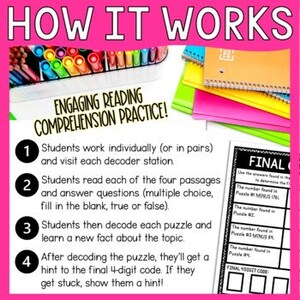 Halloween Around the World Escape Room Activity - Reading Challenge - Etsy