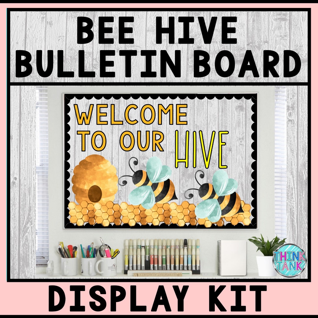 Printable Bulletin Board Display Kit - Teacher Bulletin Board – Bee ...