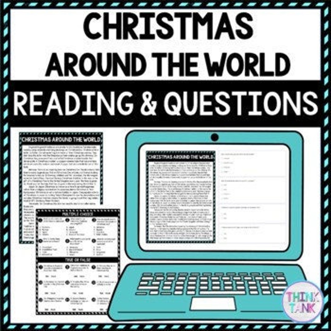 Christmas Around the World DIGITAL Reading Passage & Questions - Self ...
