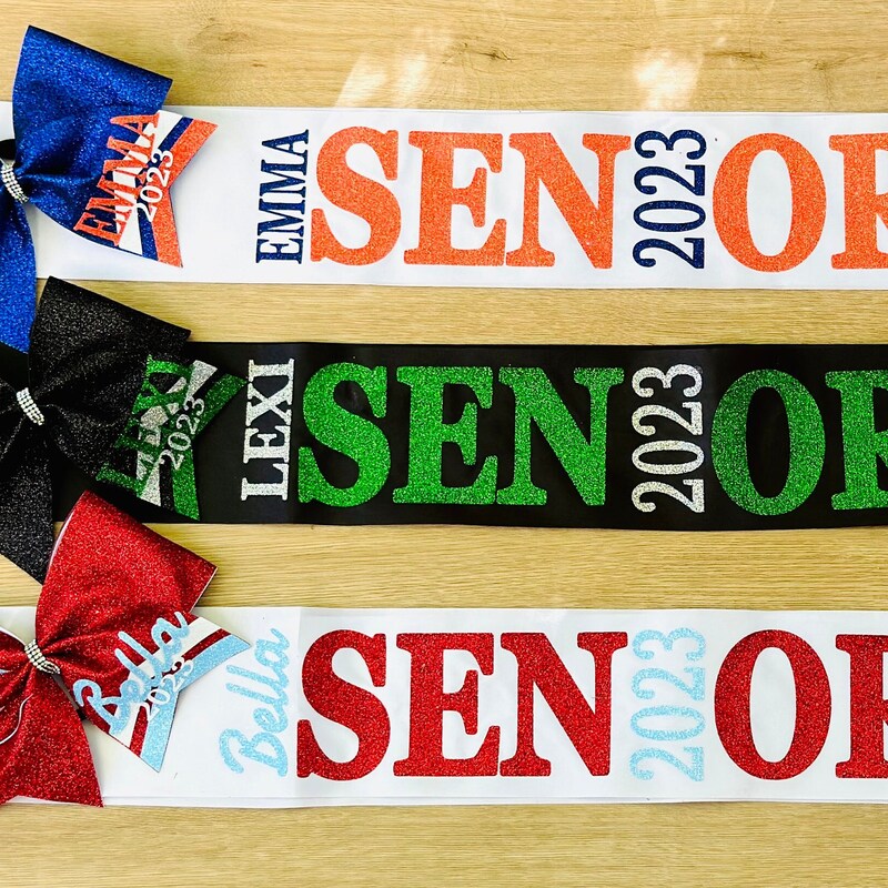 Senior Sash - Etsy