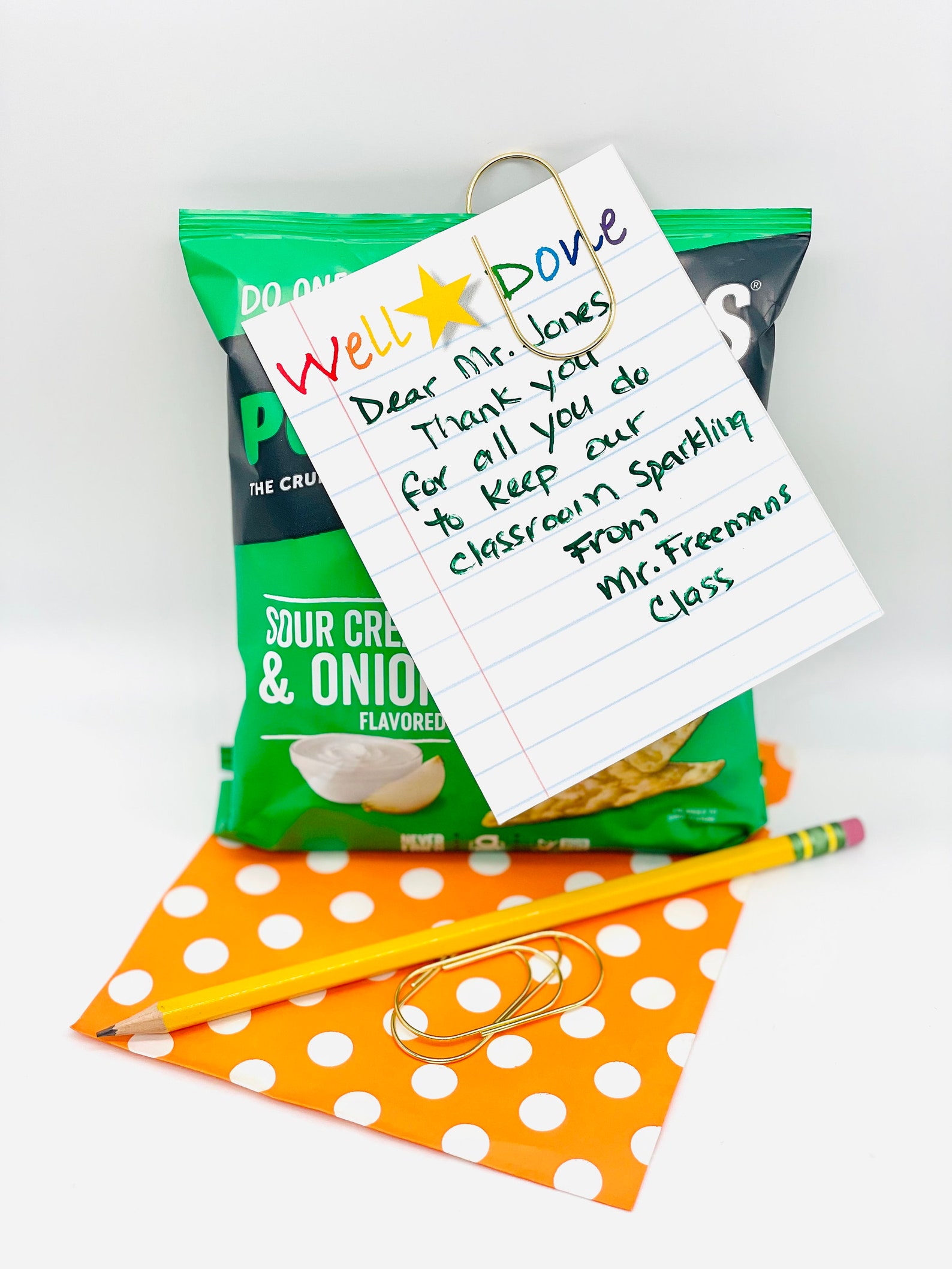 Teacher / School Staff Appreciation Message Cards Tags & - Etsy