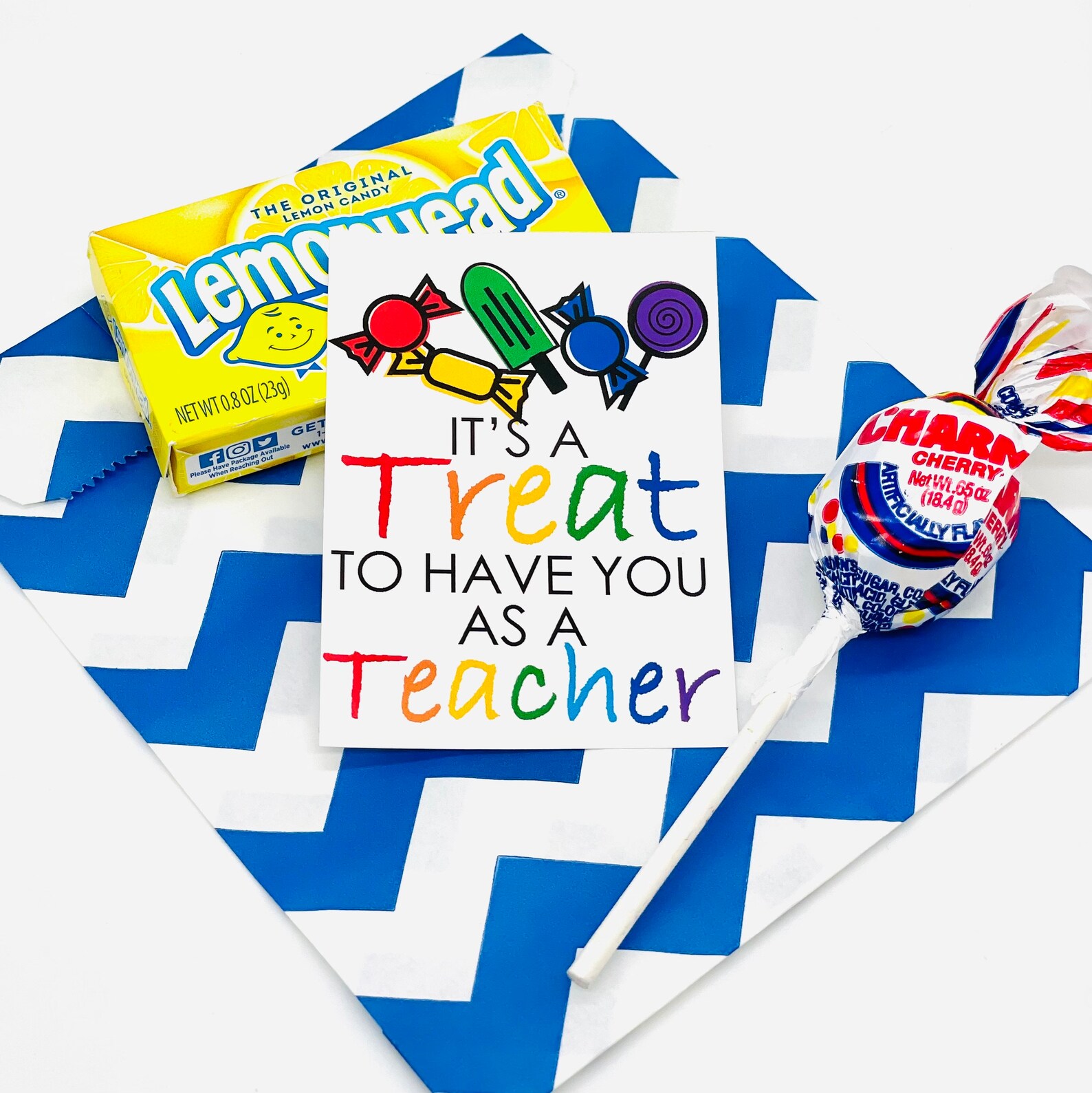 Teacher / School Staff Appreciation Message Cards Tags & - Etsy