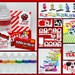 Treat Bag Tags Labels & Inspirational Cards in Red Instant - Etsy