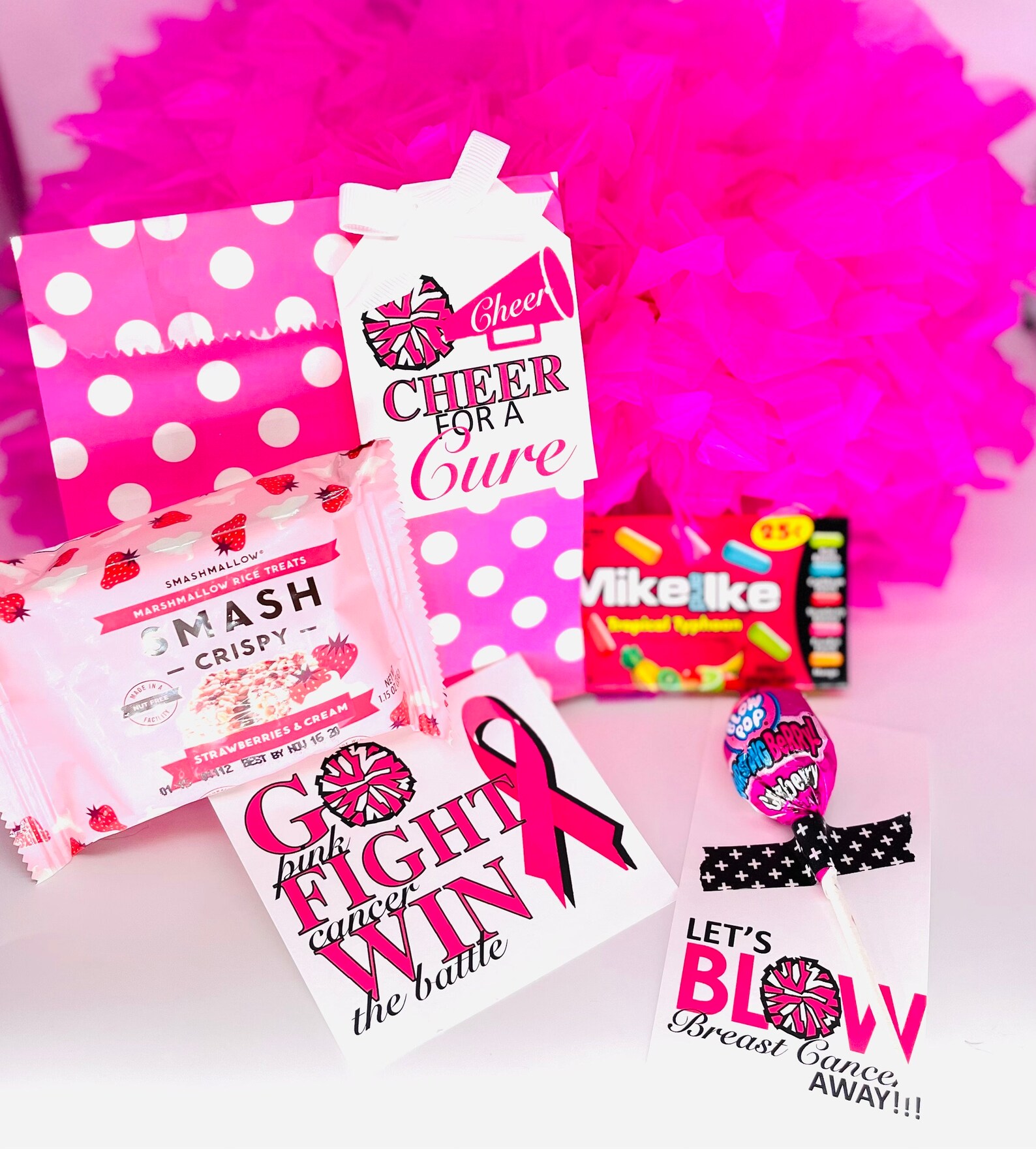 Pink Out/ Breast Cancer Cheer Spirit & Inspirational Instant | Etsy