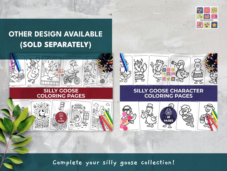 40 Community Helper Silly Goose Coloring Pages Printable for Kids ...