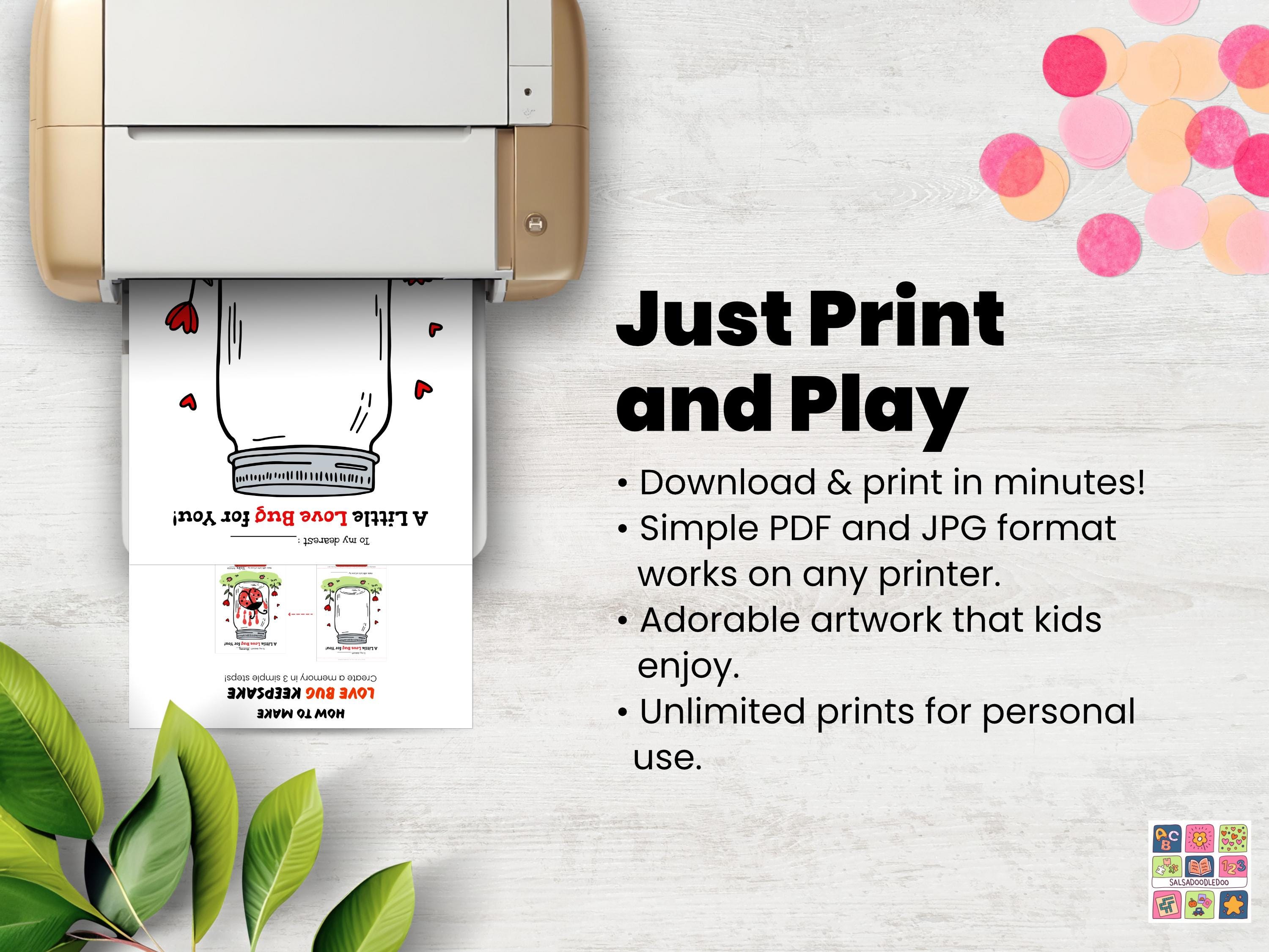 Love Bug Handprint Art Keepsake | Kids Sensory Craft for Mother's Day ...