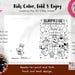 Barnyard Birthday Card Printable: Kids Coloring Activity (PDF & JPG) - Etsy