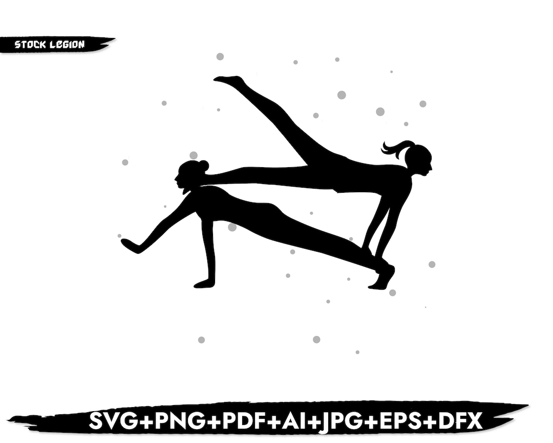 GYMNASTIC POSE SVG ,gymnast Svg, Gym Svg, Gymnastic, Gymnastic Poses ...