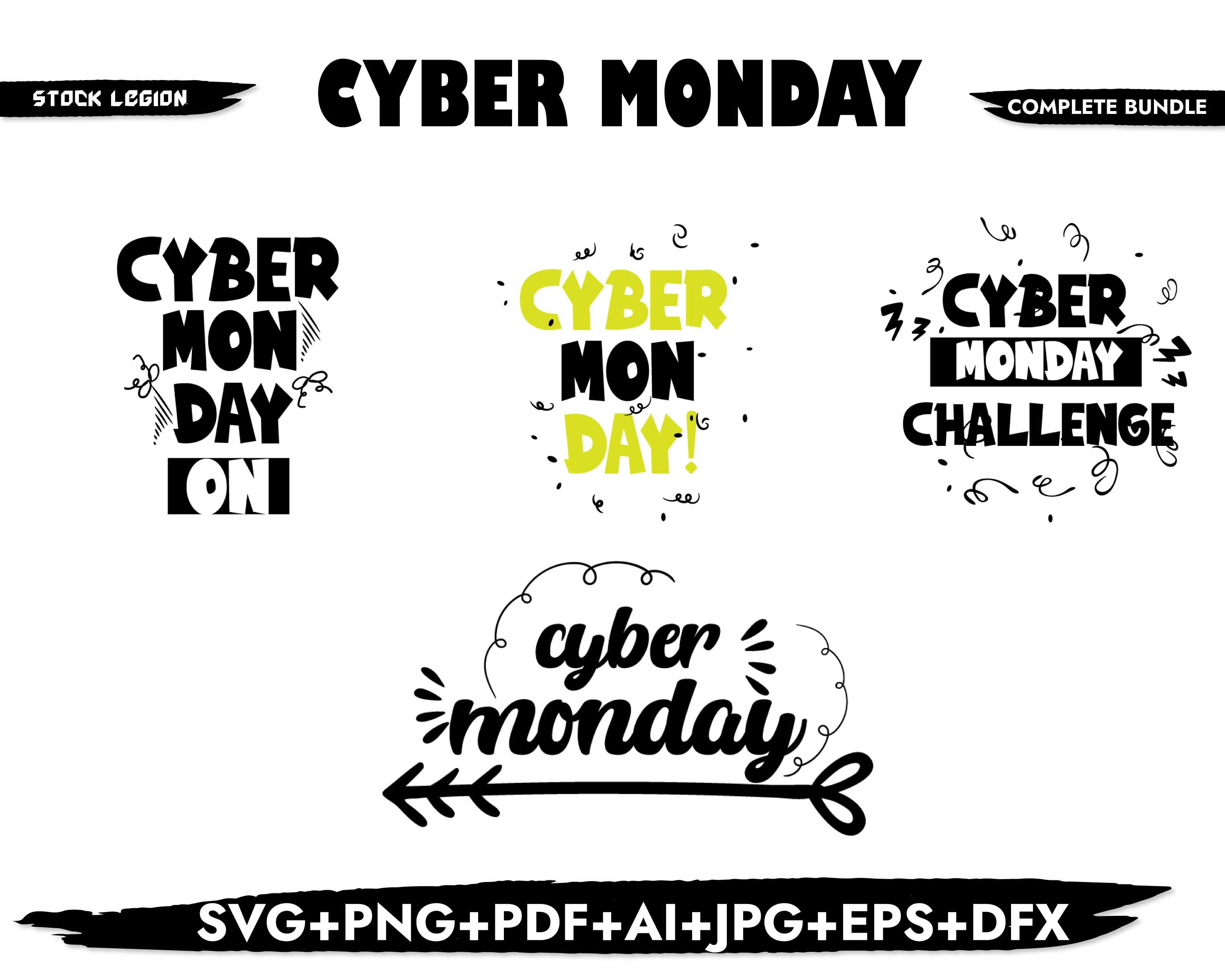 16 CYBER MONDAY SVG / Svg Bundle / Svg Designs / Sign Svg / Sale Svg ...