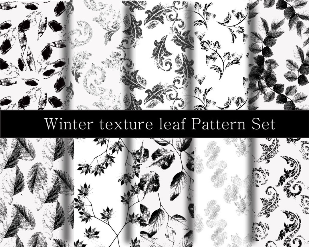 LEAVES DIGITAL Paper,scrapbook Paper,digital Print,texture,digital ...