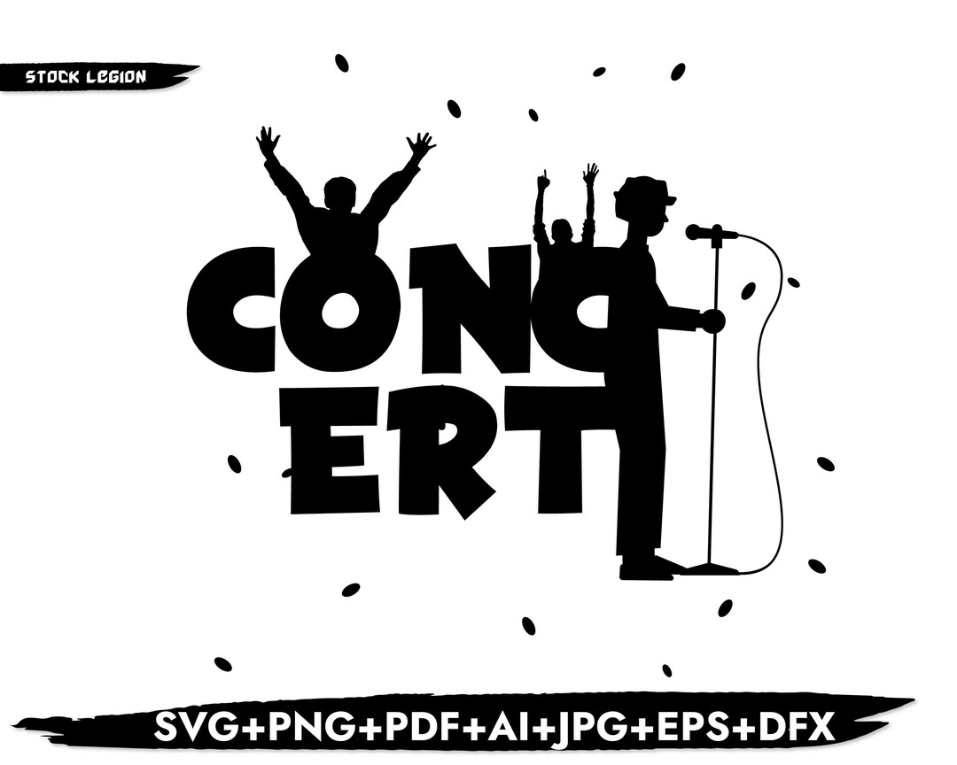 CONCERT SVG Où les souvenirs sont créés Cricut svg / Png / Pdf / Jpg ...