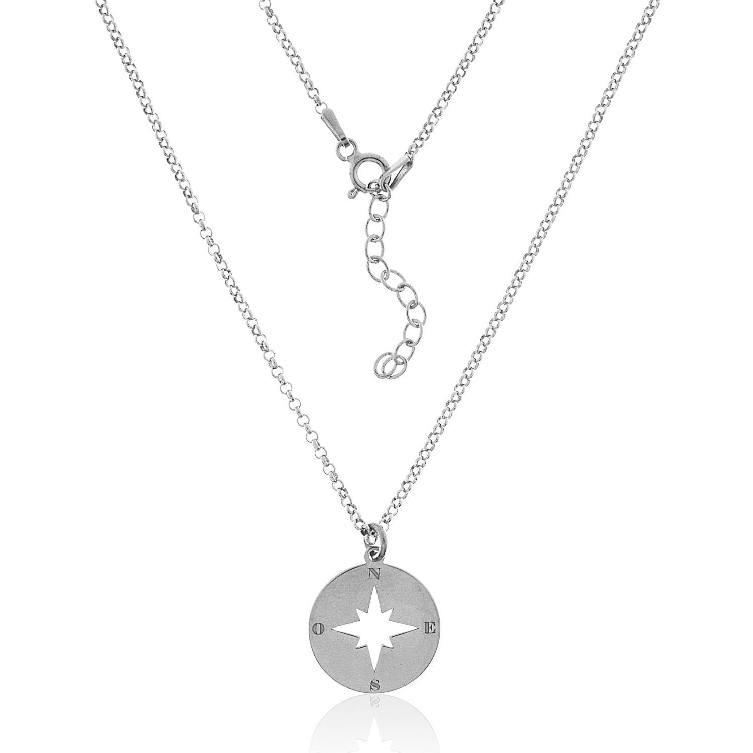 Compass Rose Necklace Rose of the Winds Choker 925 Sterling - Etsy