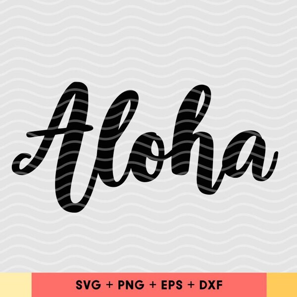 Aloha Svg - Etsy