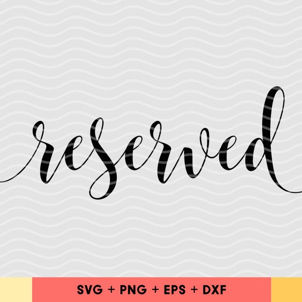 Reserved Sign - Etsy