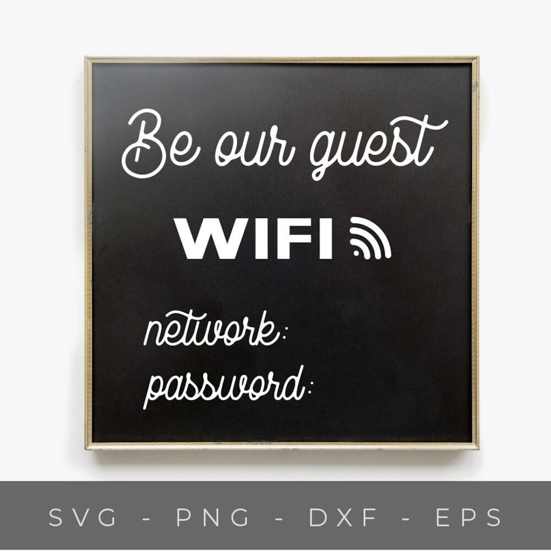 Wifi SVG, Wifi Password Sign Svg Files, Wifi Sign Svg Cut Files, Wifi ...