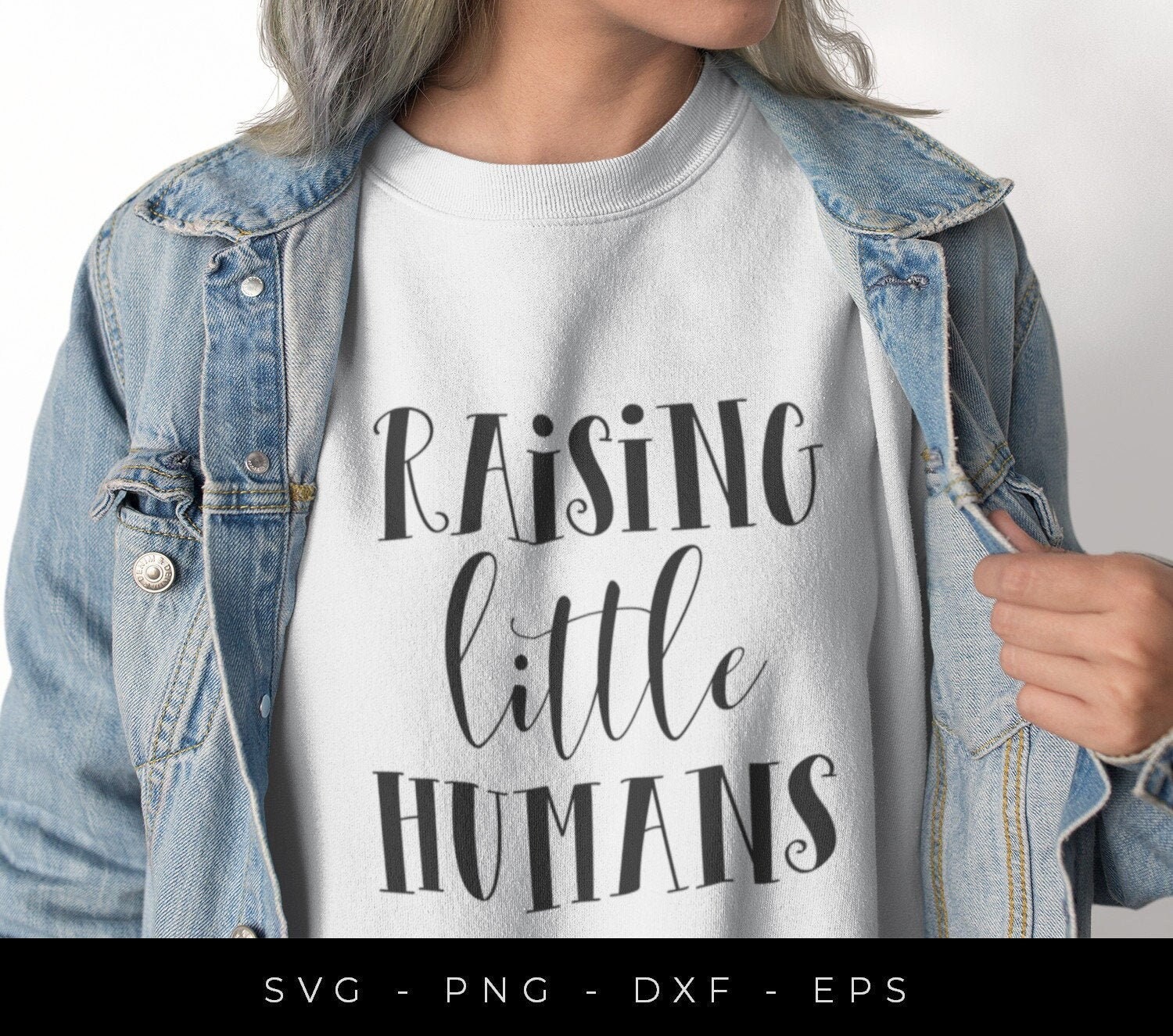Raising Little Humans SVG for Shirts, Mom Shirt Svg Cutting Files ...