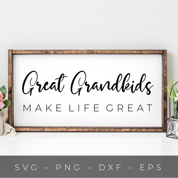 Great Grandkids Sign - Etsy