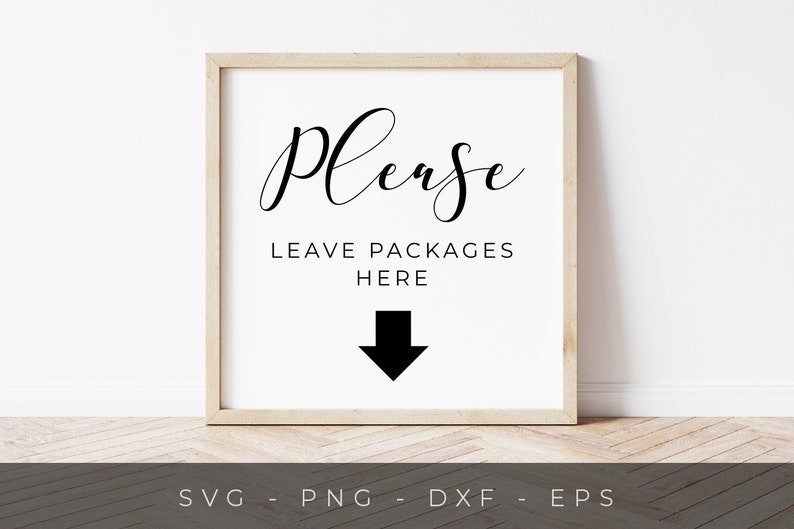 Package Delivery Signs SVG Bundle, Drop off Sign Svg Files for Cricut ...