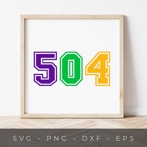 504 Svg, Mardi Gras Shirt SVG Files, New Orleans Svg Cutting File ...