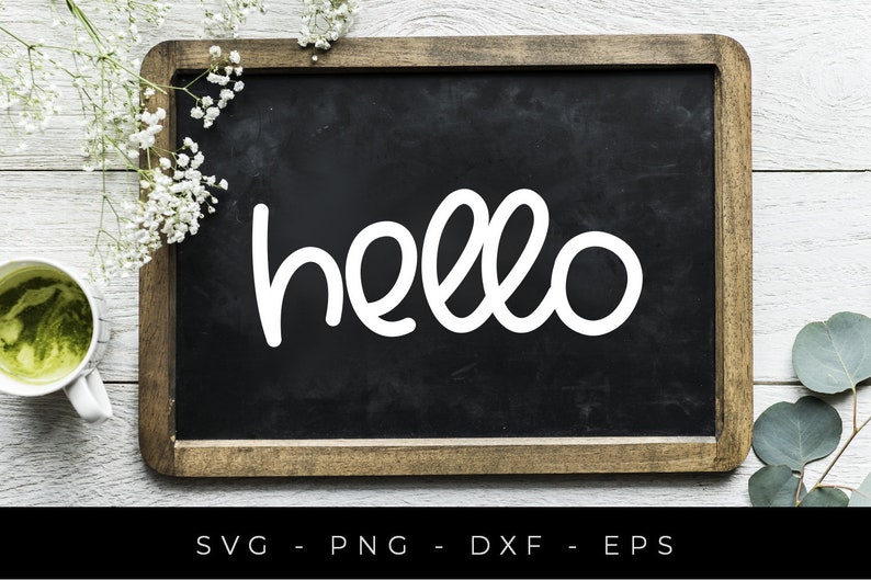 Hello SVG Hello Cut File SVG Files for Cricut Hello Cutting - Etsy