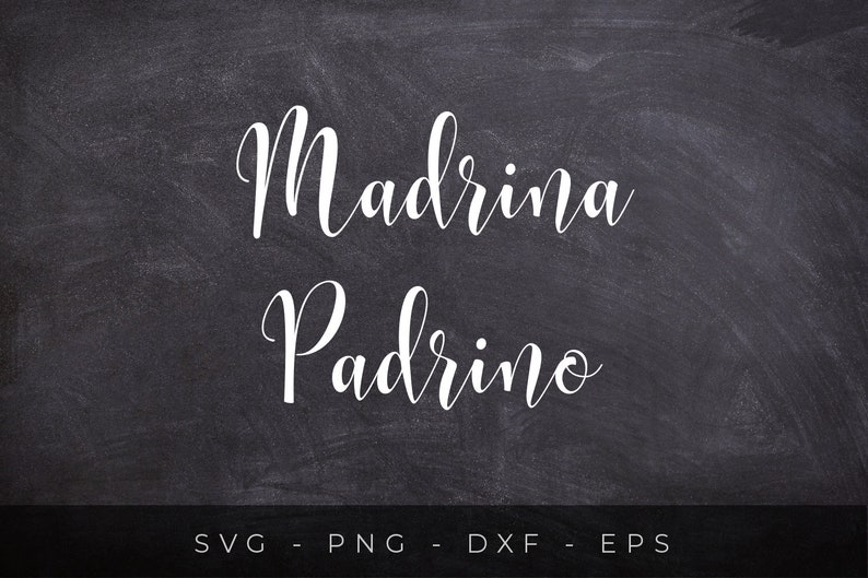Madrina Svg, Padrino Svg, Godparents Cut Files, Spanish Cutting File ...