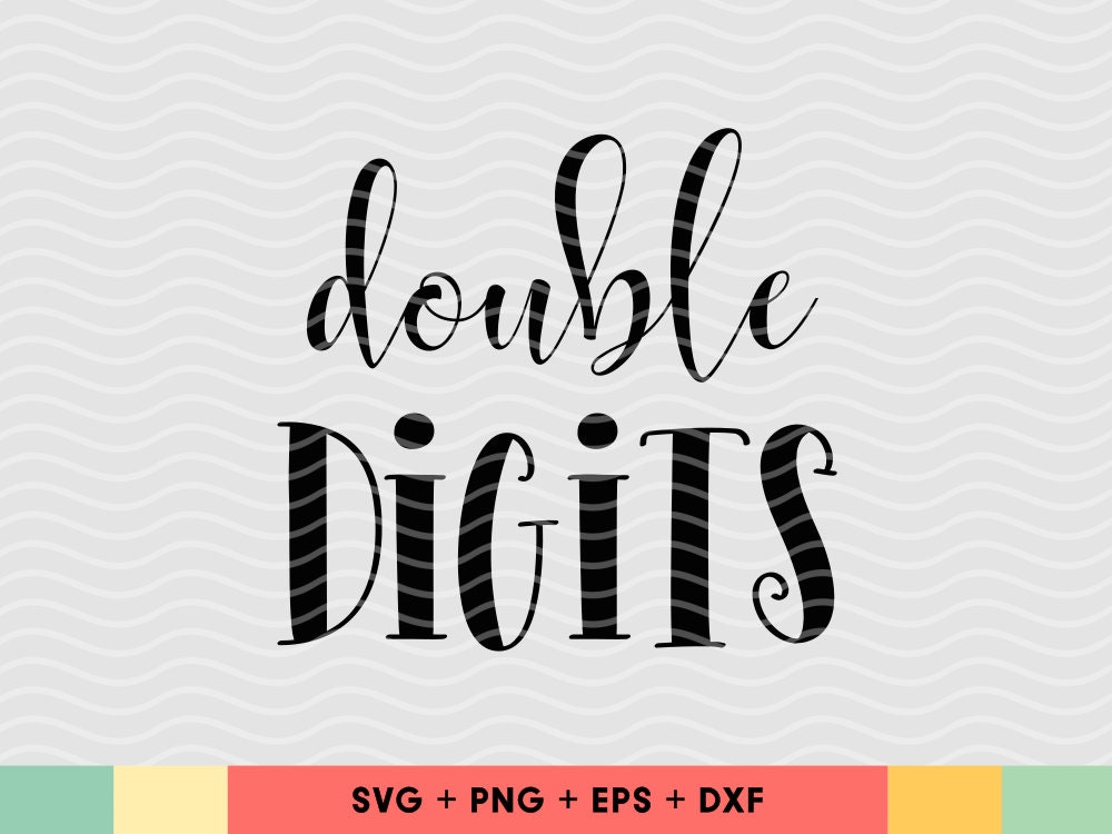 Art & Collectibles Digital Cricut Cut File Instant Download Double ...